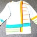 90's Vintage Oversize IB Diffusion Sport Oversize Knit Sweater Colorful ...
