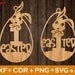 Set of 8 Easter Laser Cut Svg File CNC, Bunny Easter Svg, Easter SVG ...
