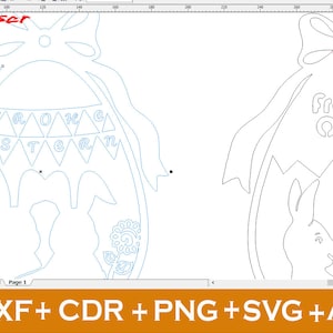 Set of 8 Easter Laser Cut Svg File CNC, Bunny Easter Svg, Easter SVG ...