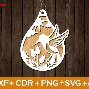 Hummingbird Suncatcher SVG, Suncatcher SVG File, Suncatcher SVG Laser ...