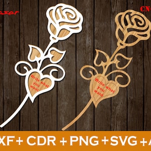 Layer Rose, 2 Layer Rose SVG, Rose Svg, Flower Svg, Love Svg, Set De 2 ...