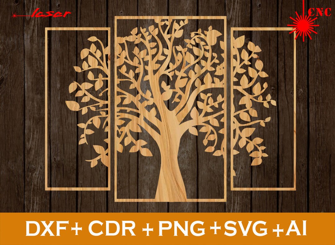 Tree of Life SVG, Tree of Life Family Tree, Lasercut Files, Laser Home ...
