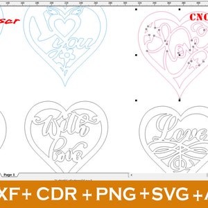 Set of 9 Heart Svg, Heart Svg, Valentine Svg, Love Svg, Hearts ...