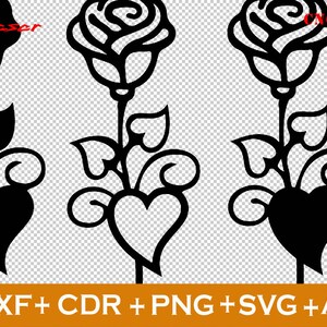 Layer Rose, 2 Layer Rose SVG, Rose Svg, Flower Svg, Love Svg, Set De 2 ...