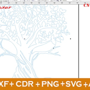 Olive Tree Svg, Laser Cut Pano Tree Lasercut DXF, Home Decor, Tree ...