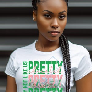 They Not Like Us, Pretty Girl, AKA, Alpha Kappa Alpha, SVG File - Etsy