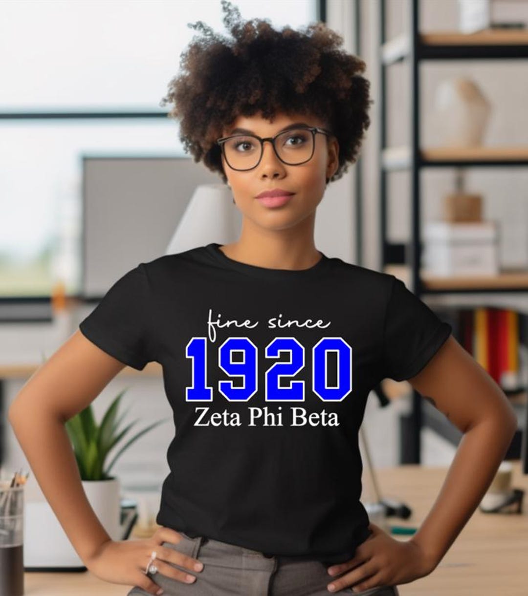 1920, Finer Since, Zeta Phi Beta Design - SVG File - Etsy