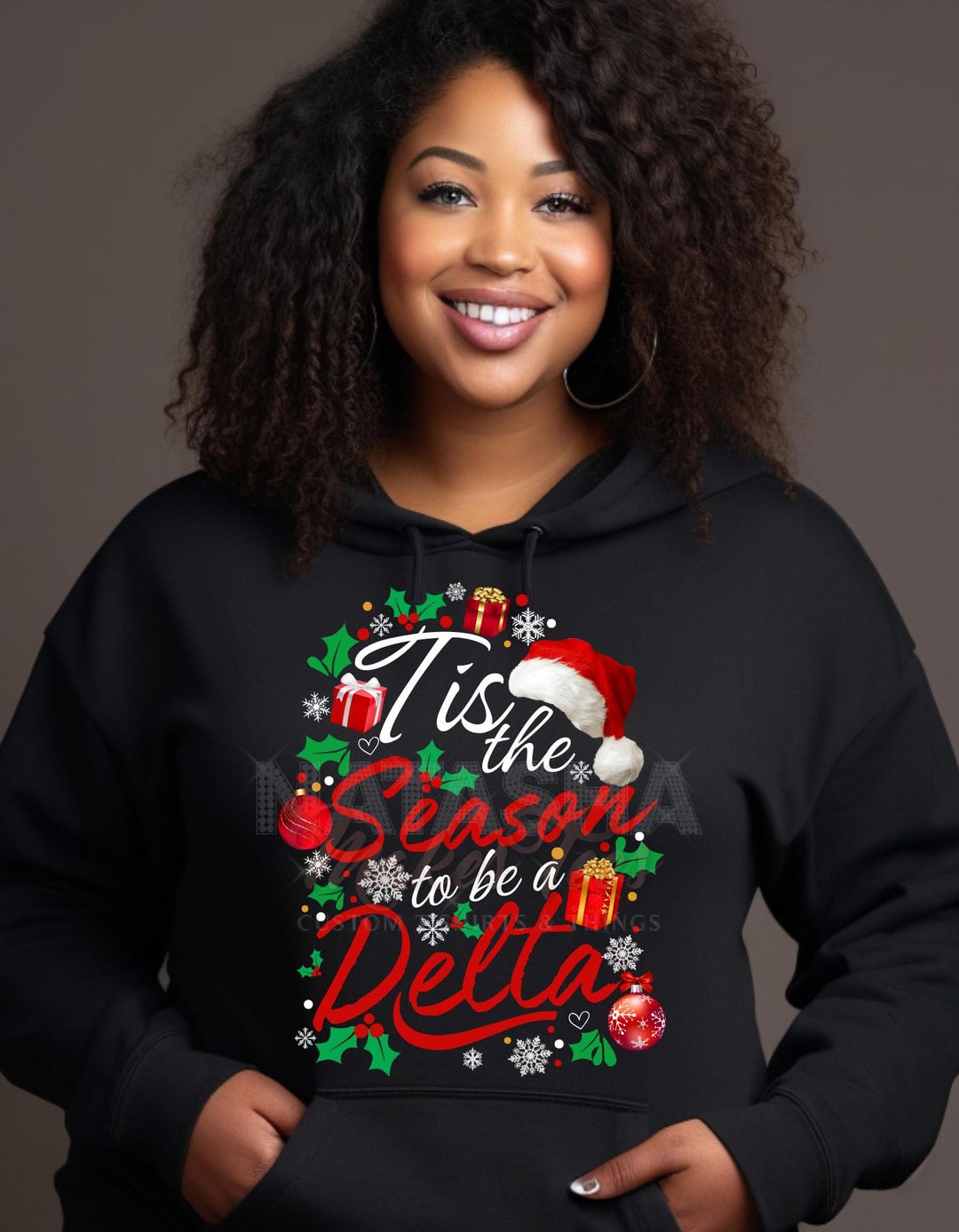 Tis the Season to Be A Delta Christmas Design - Png File - Etsy