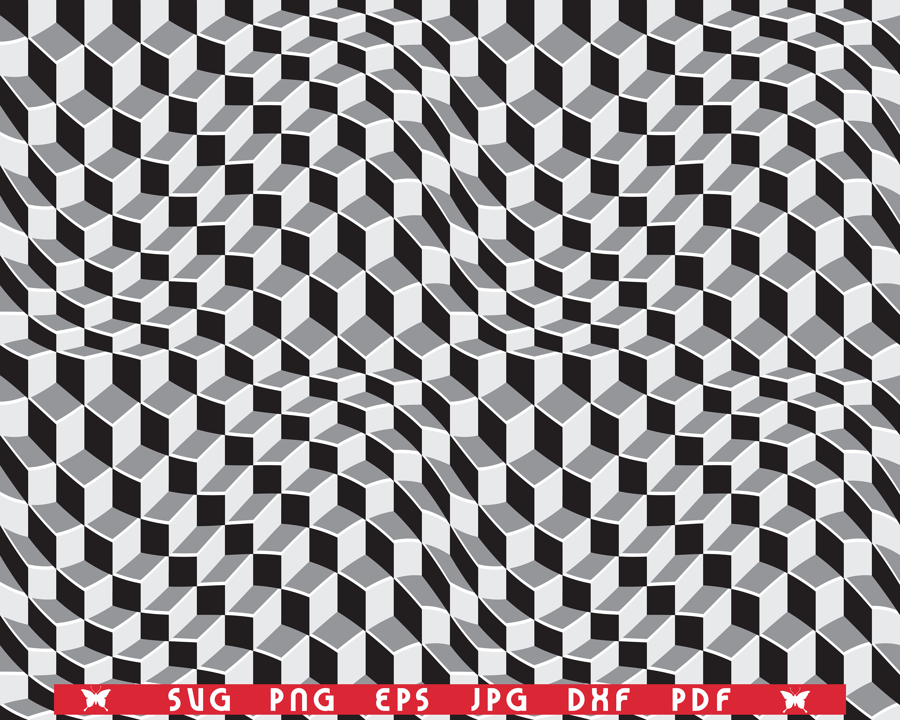 SVG Gray Polygons, Seamless Pattern Digital Clipart, Files Eps, Jpg ...