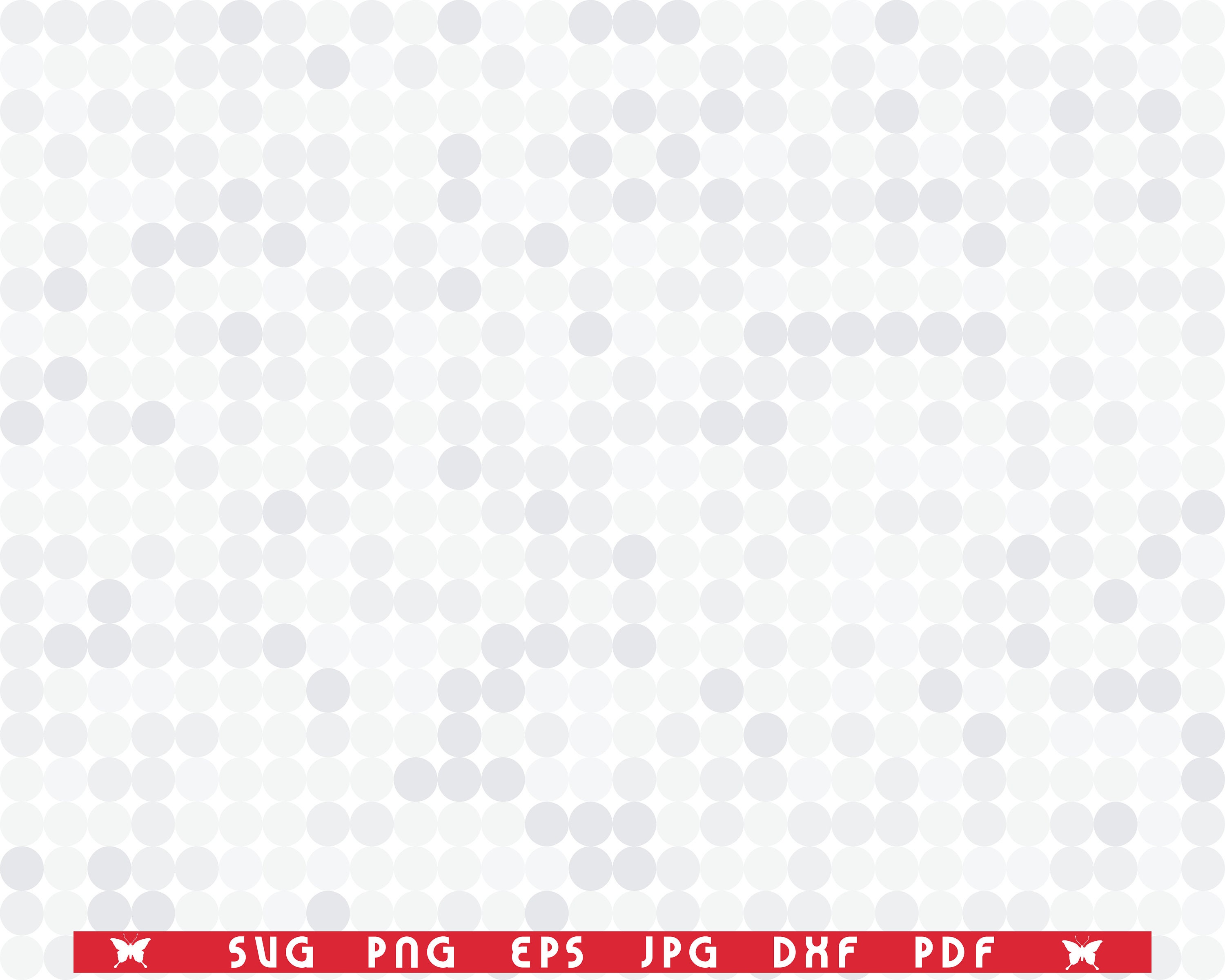 SVG Grey Circles, Seamless Pattern Digital Clipart, Files Eps, Jpg ...