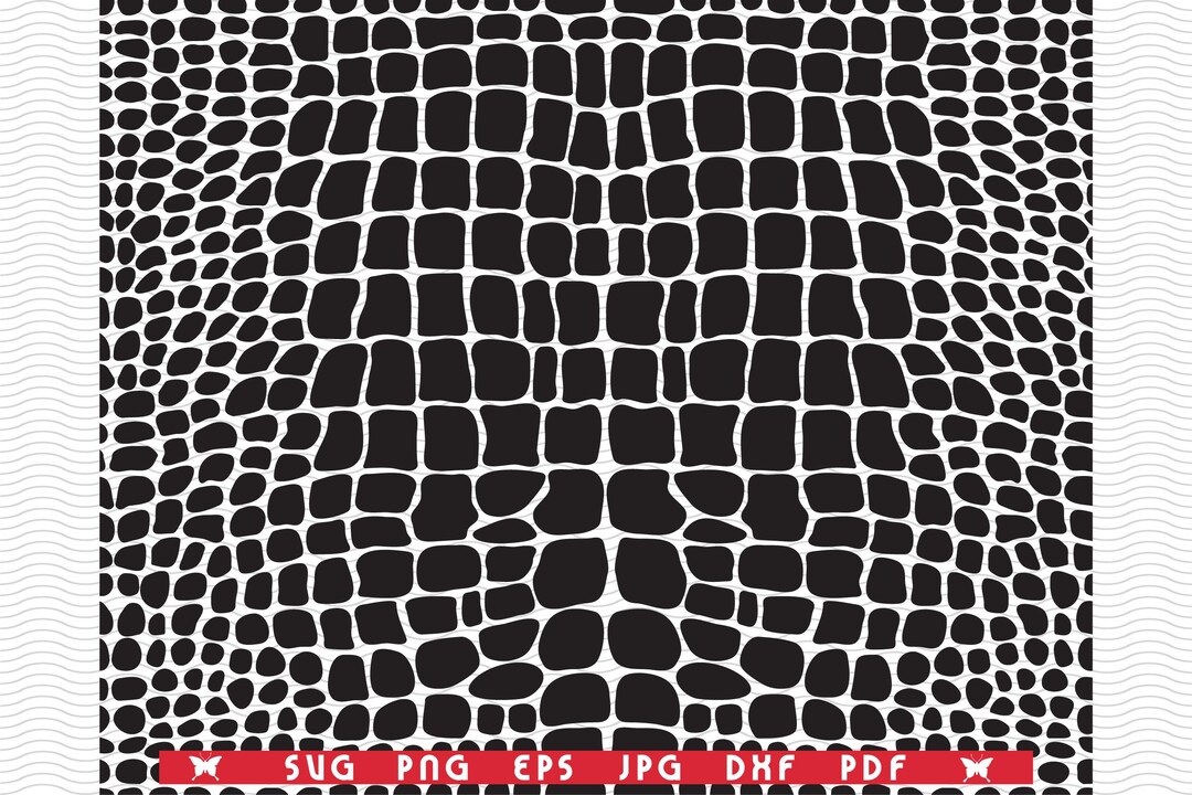 SVG Alligator Skin, Seamless Pattern, Digital Clipart, Files Eps, Jpg ...