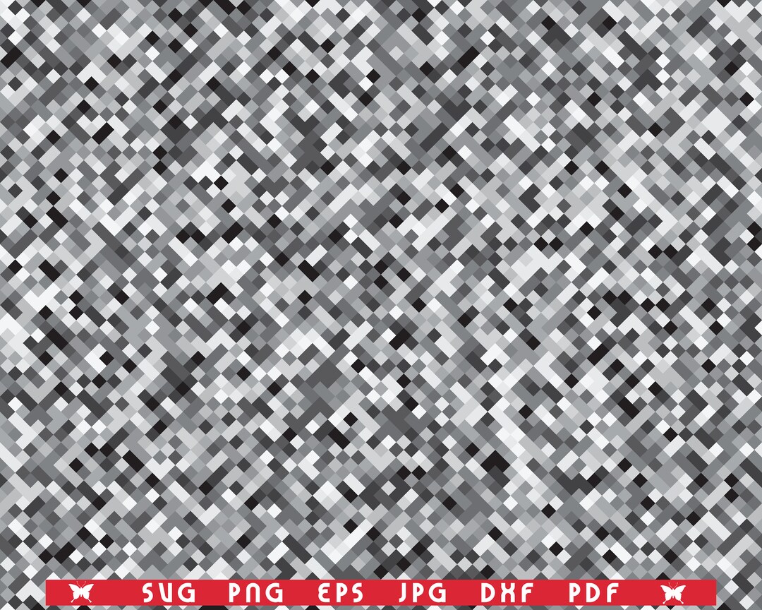 SVG Gray Squares, Seamless Pattern Digital Clipart, Files Eps, Jpg ...