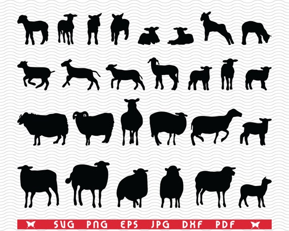 Show Lamb Silhouette Clip Art