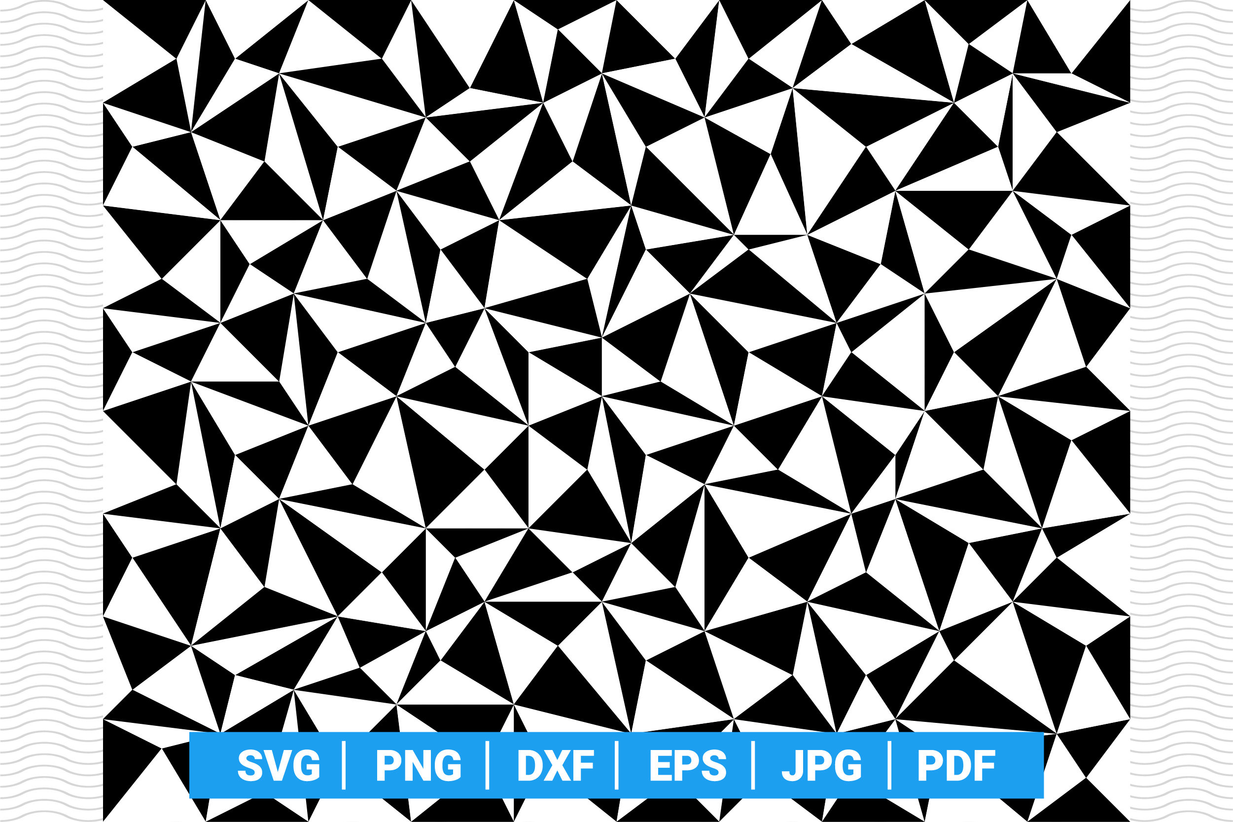 Triangles Seamless Pattern SVG for Cricut, Silhouette, Inkspace ...