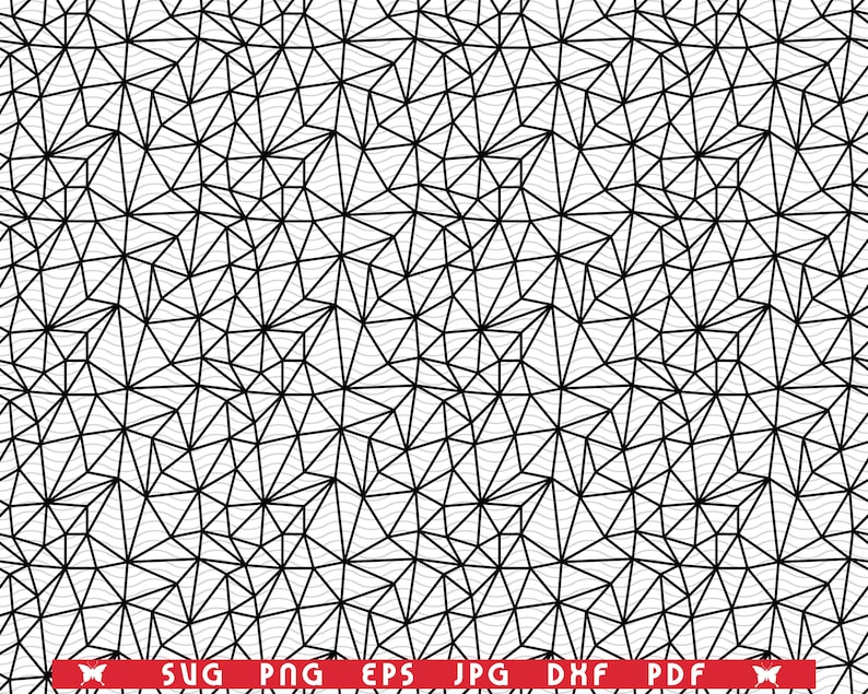 SVG Grid of Triangles, Seamless Pattern, Digital Clipart, Files Eps ...
