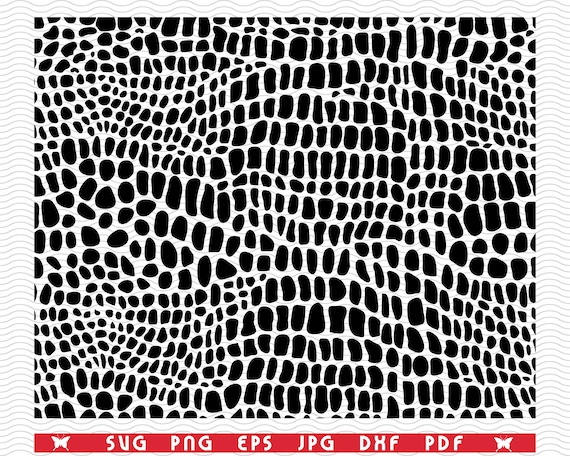 SVG Alligator Skin Seamless Pattern Digital Clipart Files | Etsy