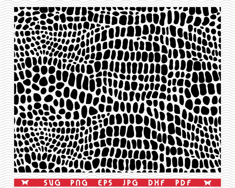 SVG Alligator Skin, Seamless Pattern, Digital Clipart, Files Eps, Jpg ...