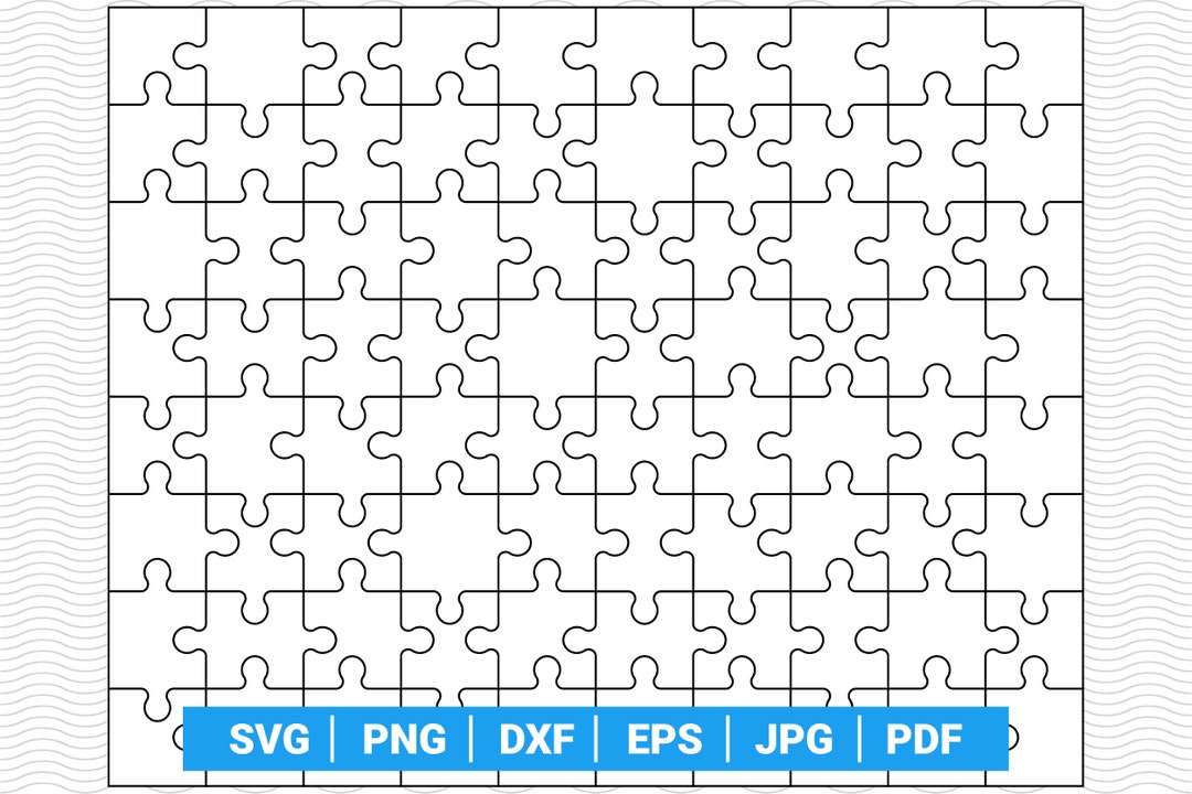 Large Jigsaw Puzzle2 SVG for Cricut, Silhouette, Inkspace, Scanncut ...