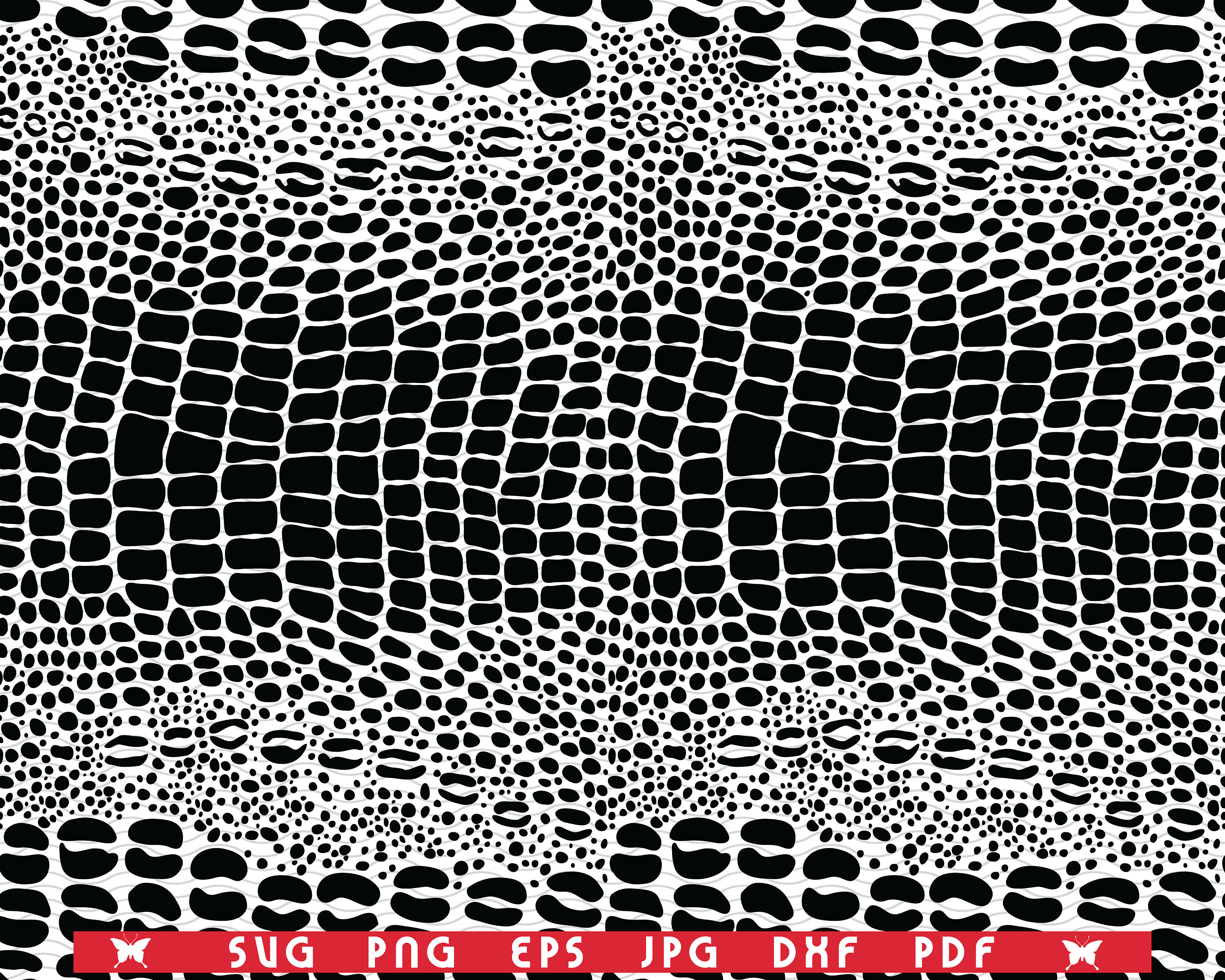 SVG Alligator Skin, Seamless Pattern, Digital Clipart, Files Eps, Jpg ...