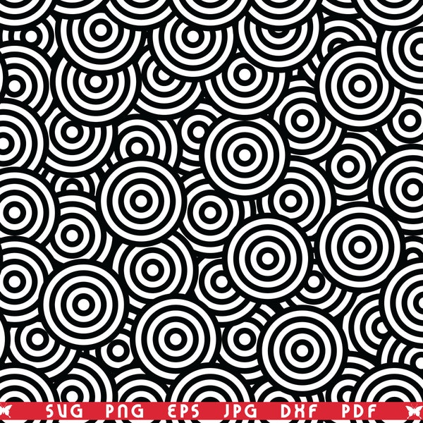 Concentric Circle Svg - Etsy