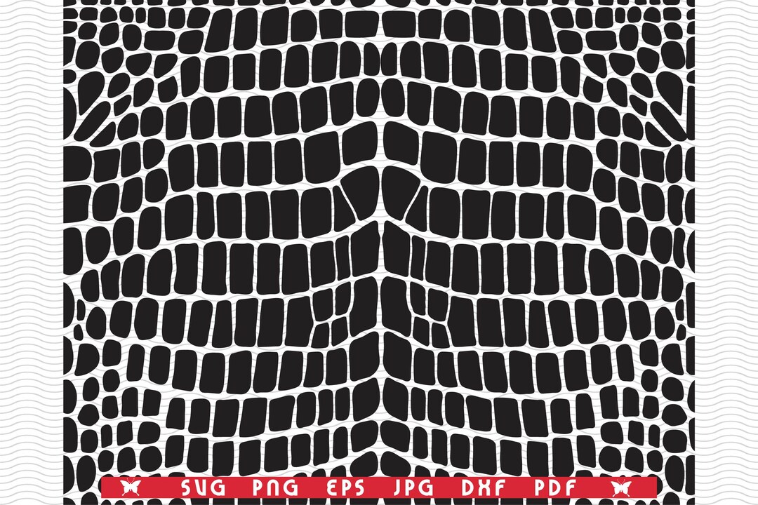 SVG Alligator Skin, Seamless Pattern, Digital Clipart,files Eps, Jpg ...
