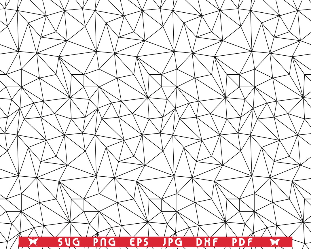 SVG Grid of Triangles, Seamless Pattern, Digital Clipart, Files Eps ...