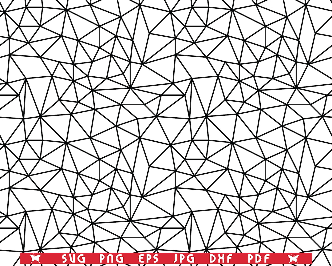 SVG Grid of Triangles, Seamless Pattern, Digital Clipart, Files Eps ...