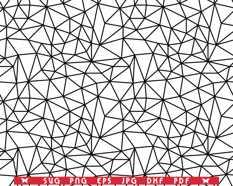 SVG Grid of Triangles, Seamless Pattern, Digital Clipart, Files Eps ...