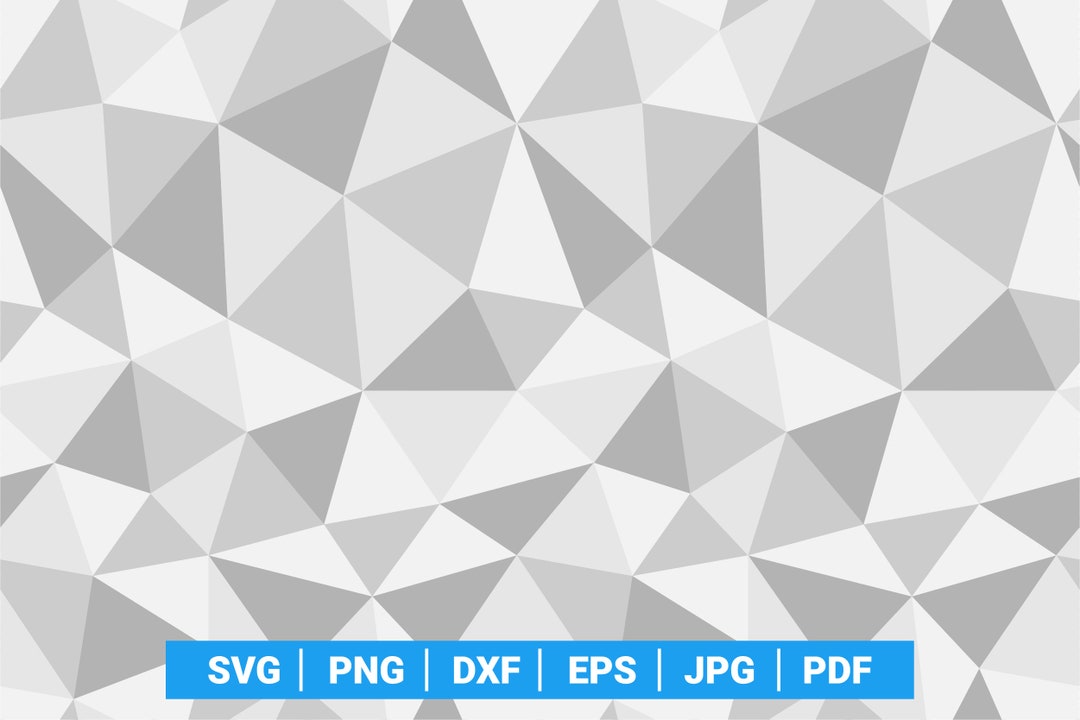 Triangles Seamless Pattern SVG for Cricut, Silhouette, Inkspace ...