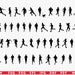 Children Playing SVG, Silhouettes Digital Clipart, Files Eps, Jpg ...
