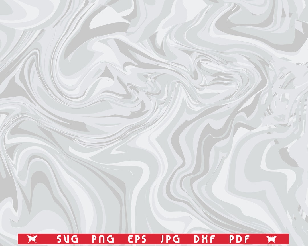 SVG Gray Swirl Waves, Seamless Pattern Digital Clipart, Files Eps, Jpg ...