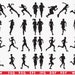 Children Playing SVG, Silhouettes Digital Clipart, Files Eps, Jpg ...