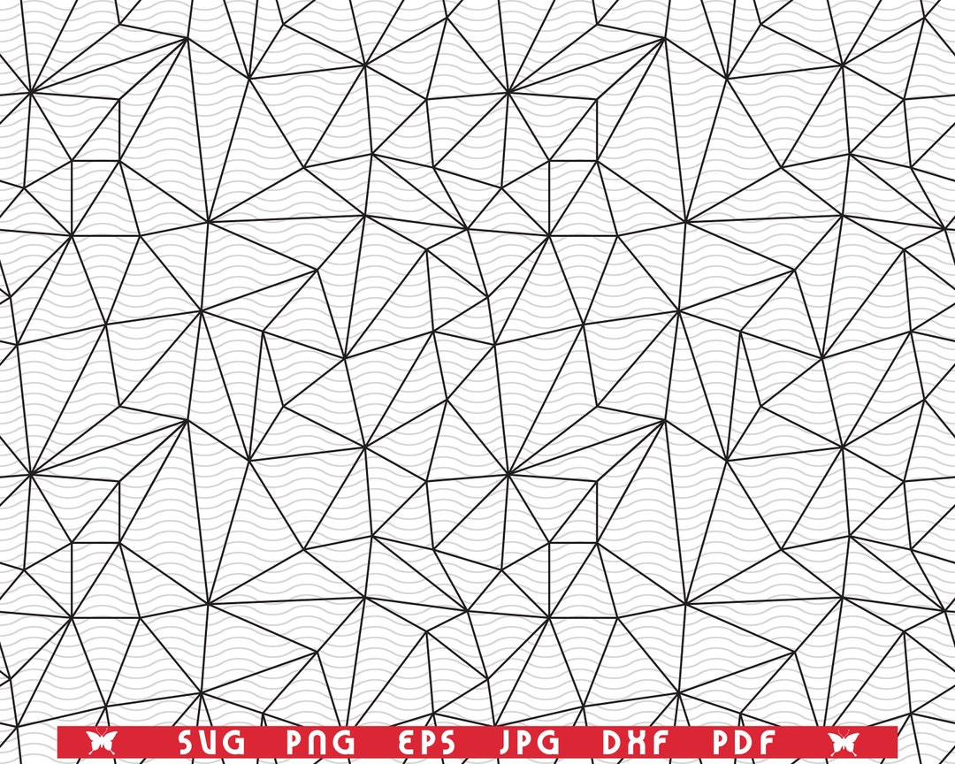 SVG Grid of Triangles, Seamless Pattern, Digital Clipart, Files Eps ...