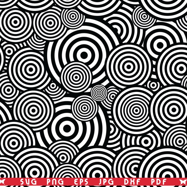 Concentric Circle Svg - Etsy