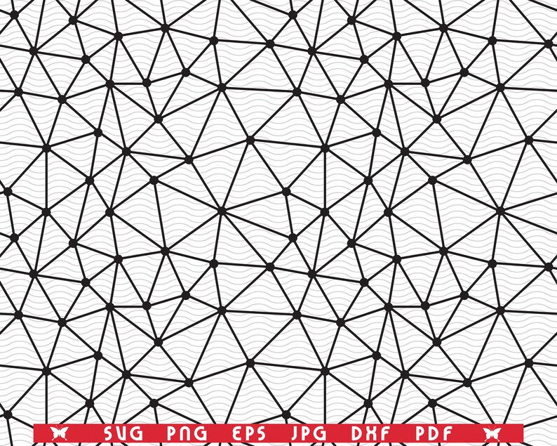 SVG Triangles Grid, Seamless Pattern, Digital Clipart, Files Eps, Jpg ...