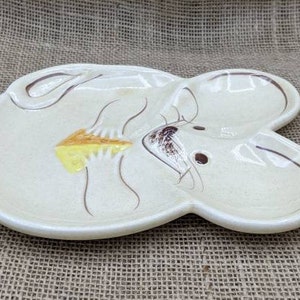 Cheese Mouse Spoon Rest Mouse Cheese Plate Ceramic Mouse | Etsy