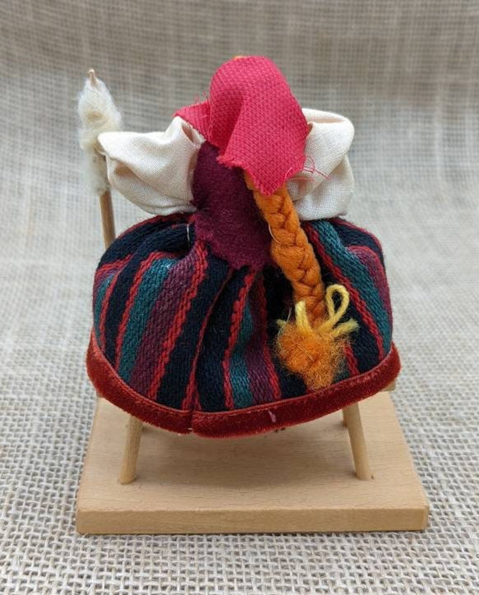 Folk Art Spool Doll Eastern European Doll Making Yarn - Etsy
