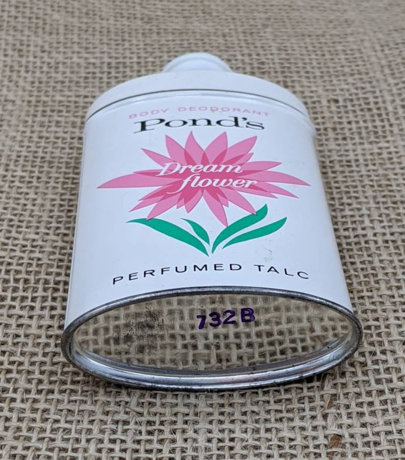 Ponds Dream Flower Talc Tin Vintage Deodorant Powder Tin - Etsy