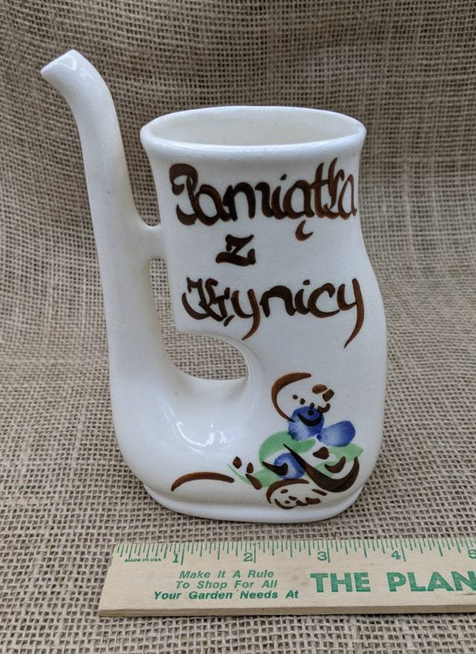 Polish Souvenir Ceramic Drinking Cup Krynica Health Spa - Etsy