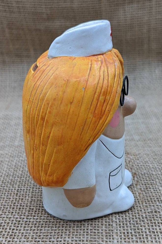 Nurse Bank 1979 Enesco Nurse Coin Bank Cartoon Style Health - Etsy