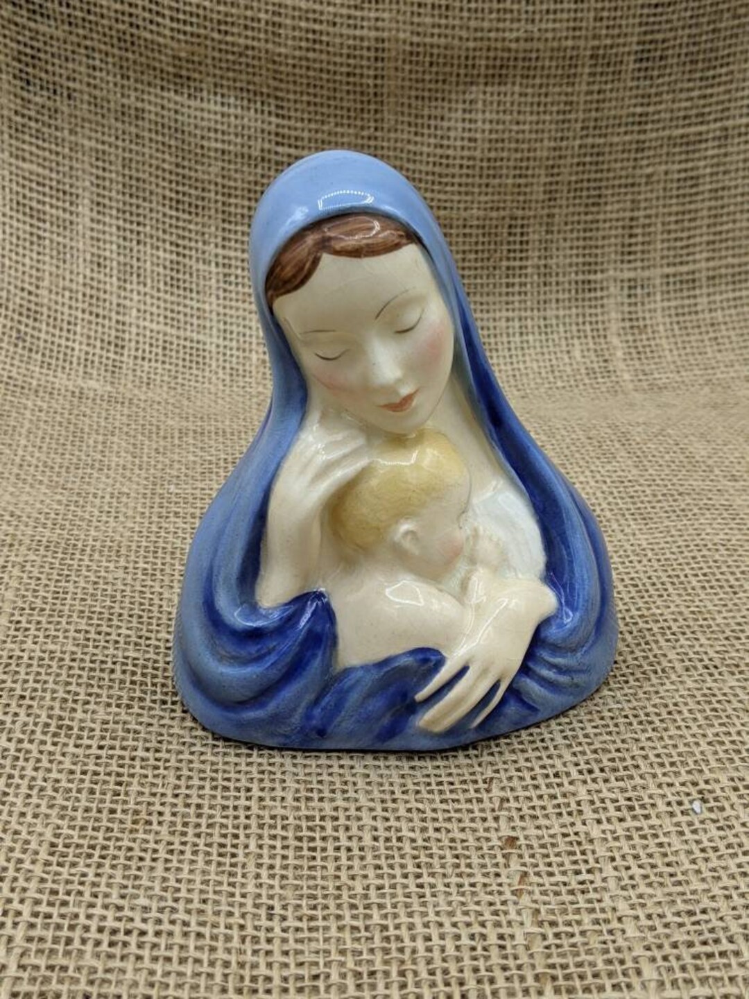 Madonna & Child Figurine, Albion Model, W.R. Midwinter, Burslem England ...