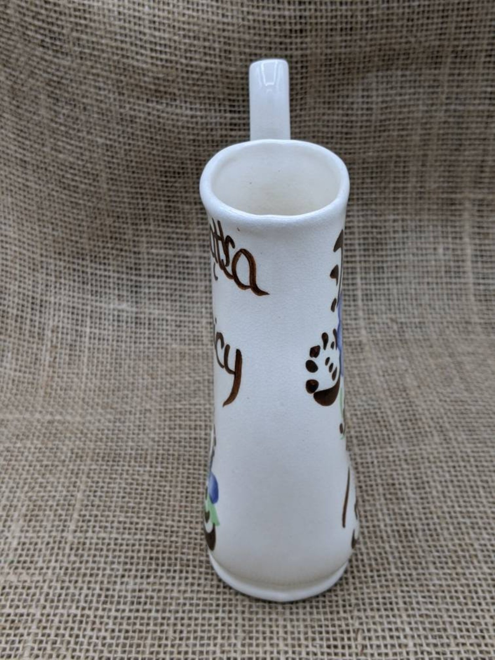 Polish Souvenir Ceramic Drinking Cup Krynica Health Spa - Etsy