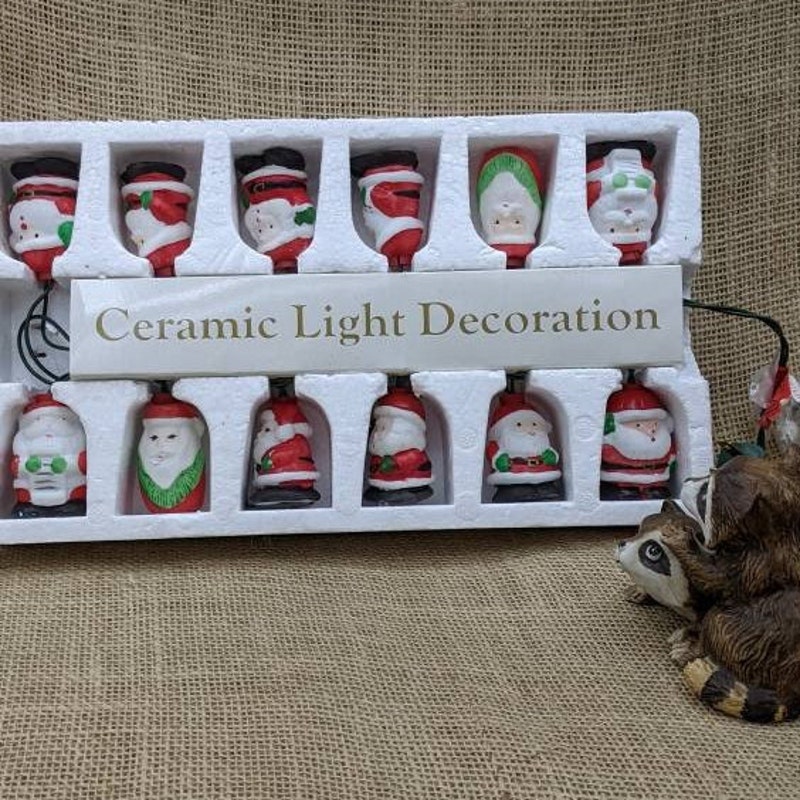 Ceramic Santa - Etsy