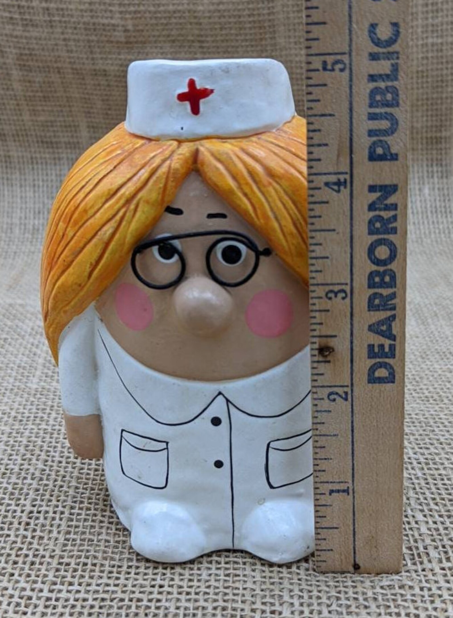 Nurse Bank 1979 Enesco Nurse Coin Bank Cartoon Style Health - Etsy