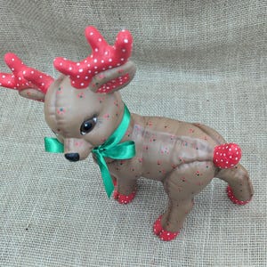 Standing Ceramic Reindeer Kimple Deer Vintage Reindeer One of a Kind ...