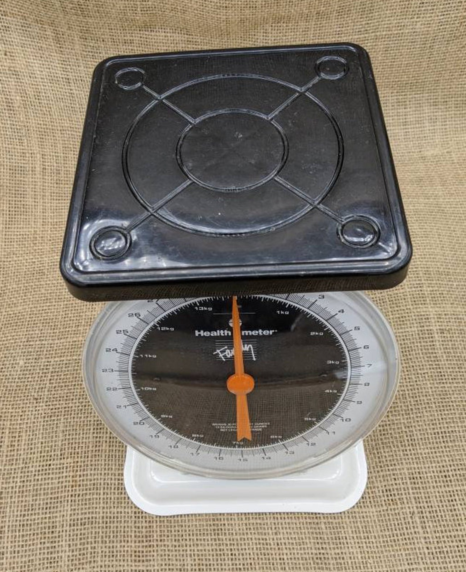 Metal Kitchen Scale Black & White American Family Scale - Etsy