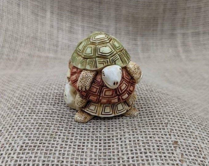 Turtle Figurine Trinket Box Harmony Kingdom Treasure Jest - Etsy