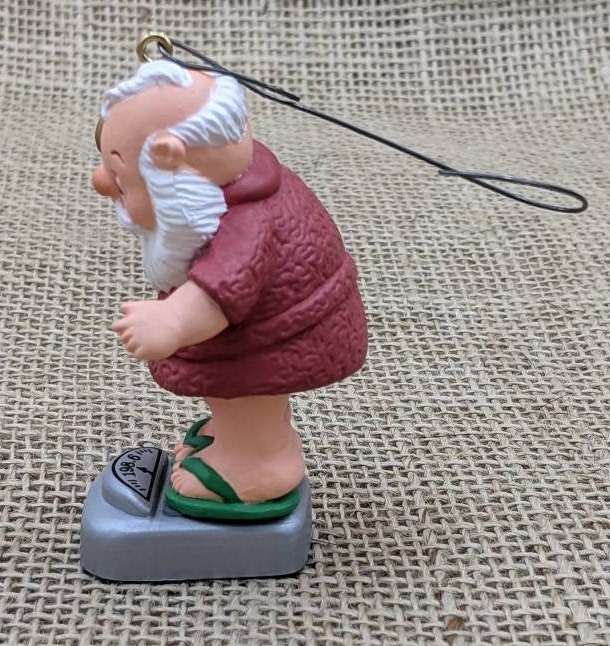 Santa on Scale Ornament Tipping the Scales 1986 Hallmark - Etsy