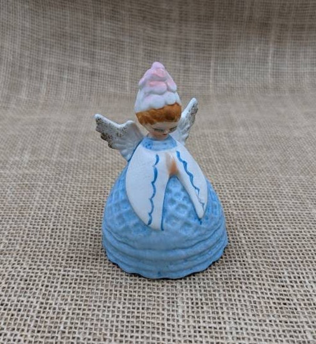 Angel Bell, Karen Carson Creations Christmas Angel, Angel in Blue Dress ...