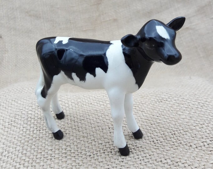 Beswick Calf Figurine Vintage Beswick England Black and - Etsy